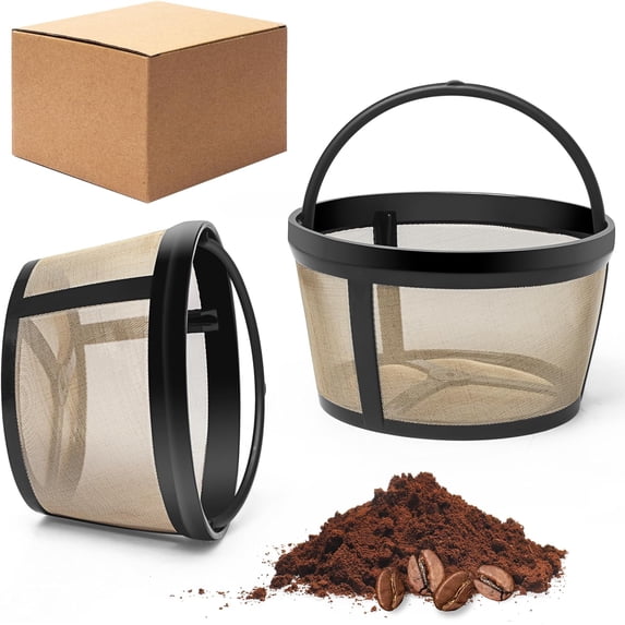4 Cup Reusable Filter Basket With Mesh Bottom Fits MrCoffee Coffee ...