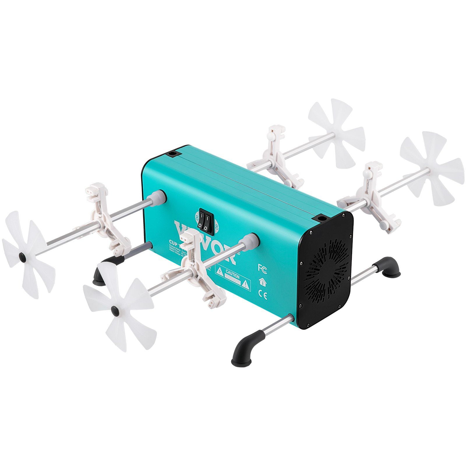 4 Cup Turner, 2-Speed Tumbler Spinner Rotator Machine Kit - 4 ...