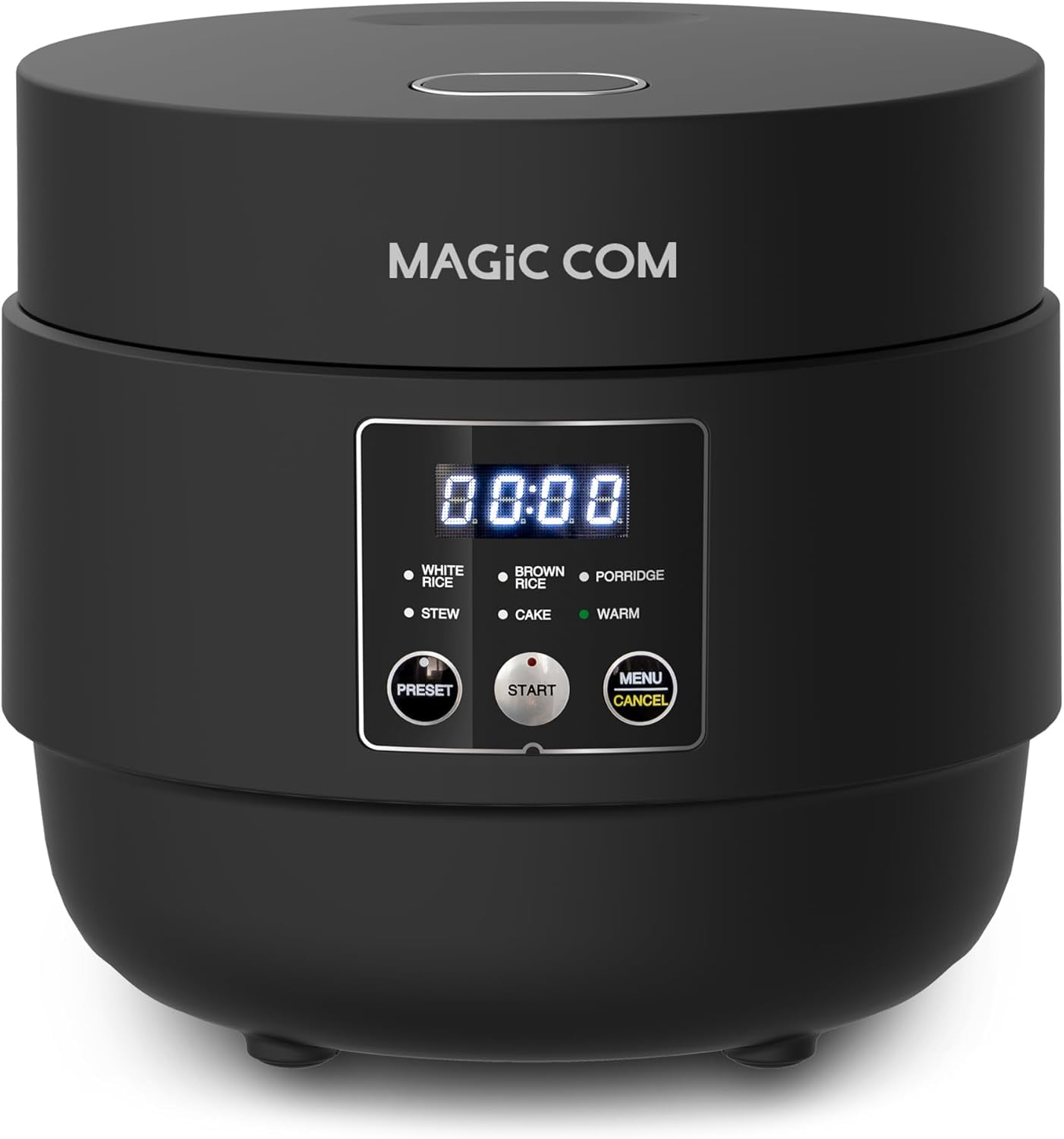 4 Cup Uncooked 8 Cup Cooked Small Digital Multi-Cooker with Steamer 24H ...