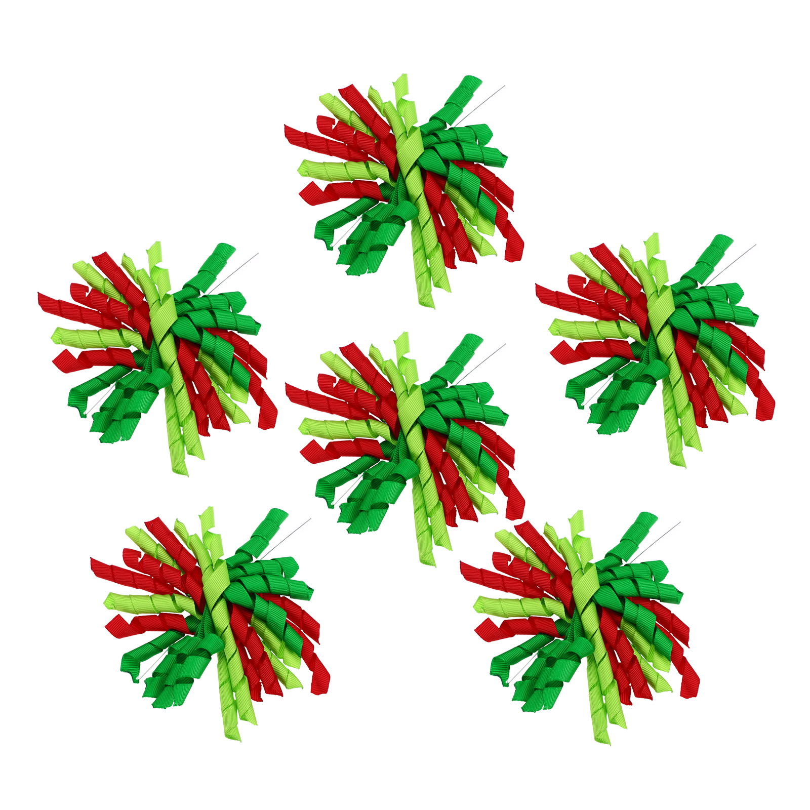 Uxcell 4" Curly Bows for Gift Wrapping, 6 Pcs Self Adhesive Twist Tie ...