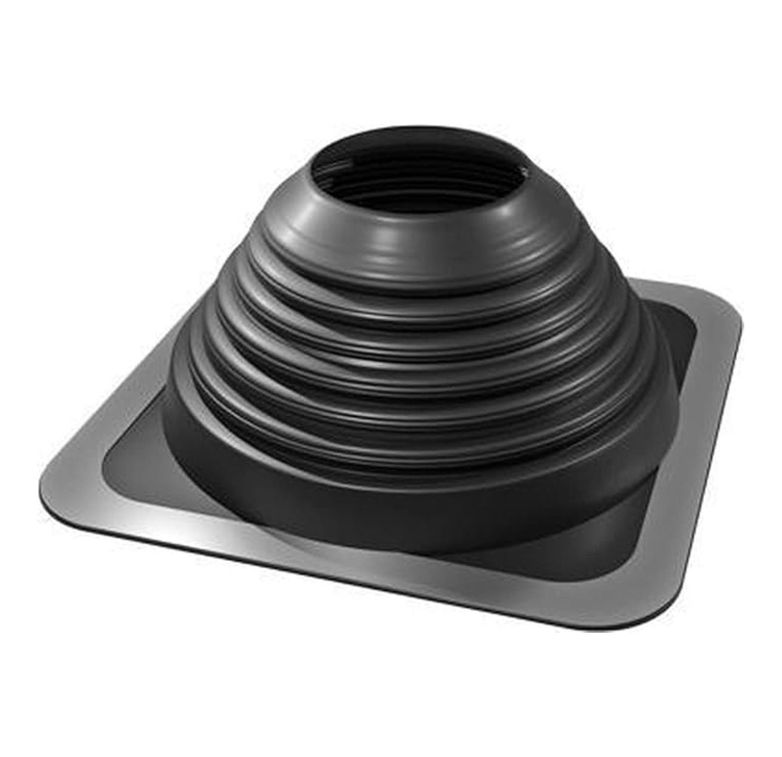 #4(DFE104B) SQUARE BLACK EPDM Flexible Roof Jack, Pipe Boot Flashing ...