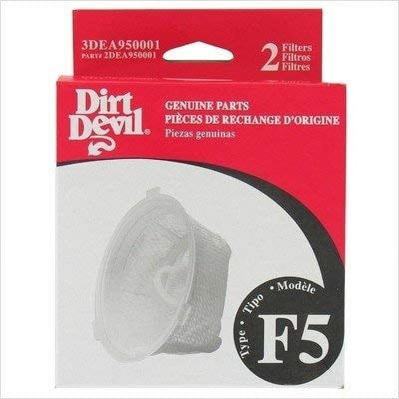 4 DIRT DEVIL F5 FILTERS - Walmart.com