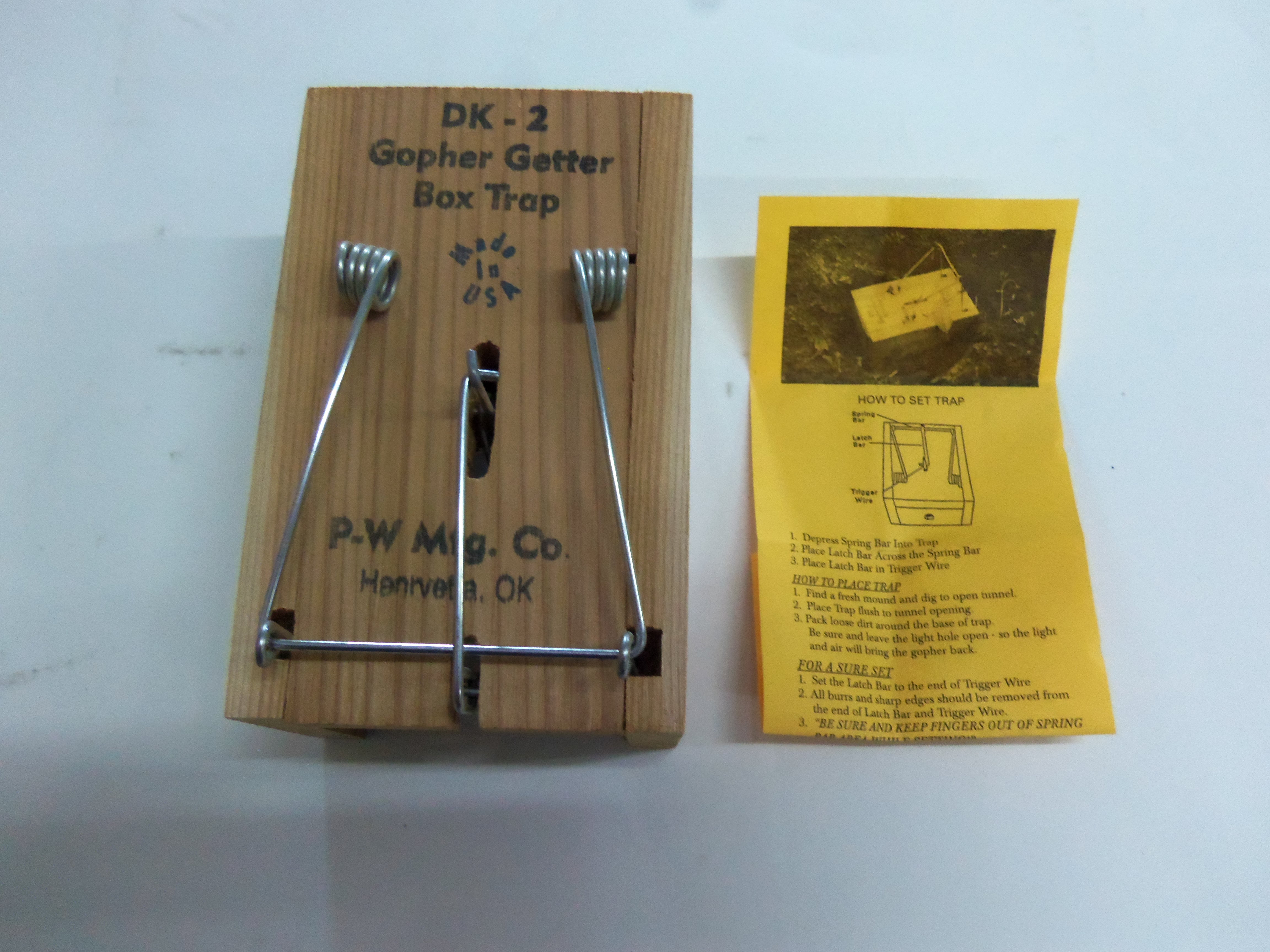 4 DK-2 Gopher Getter Box Trap - Walmart.com