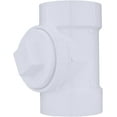 4 DWV CLEANOUT TEE with Plug DWV (Drain, Waste Vent) (1 Unit Piece ...