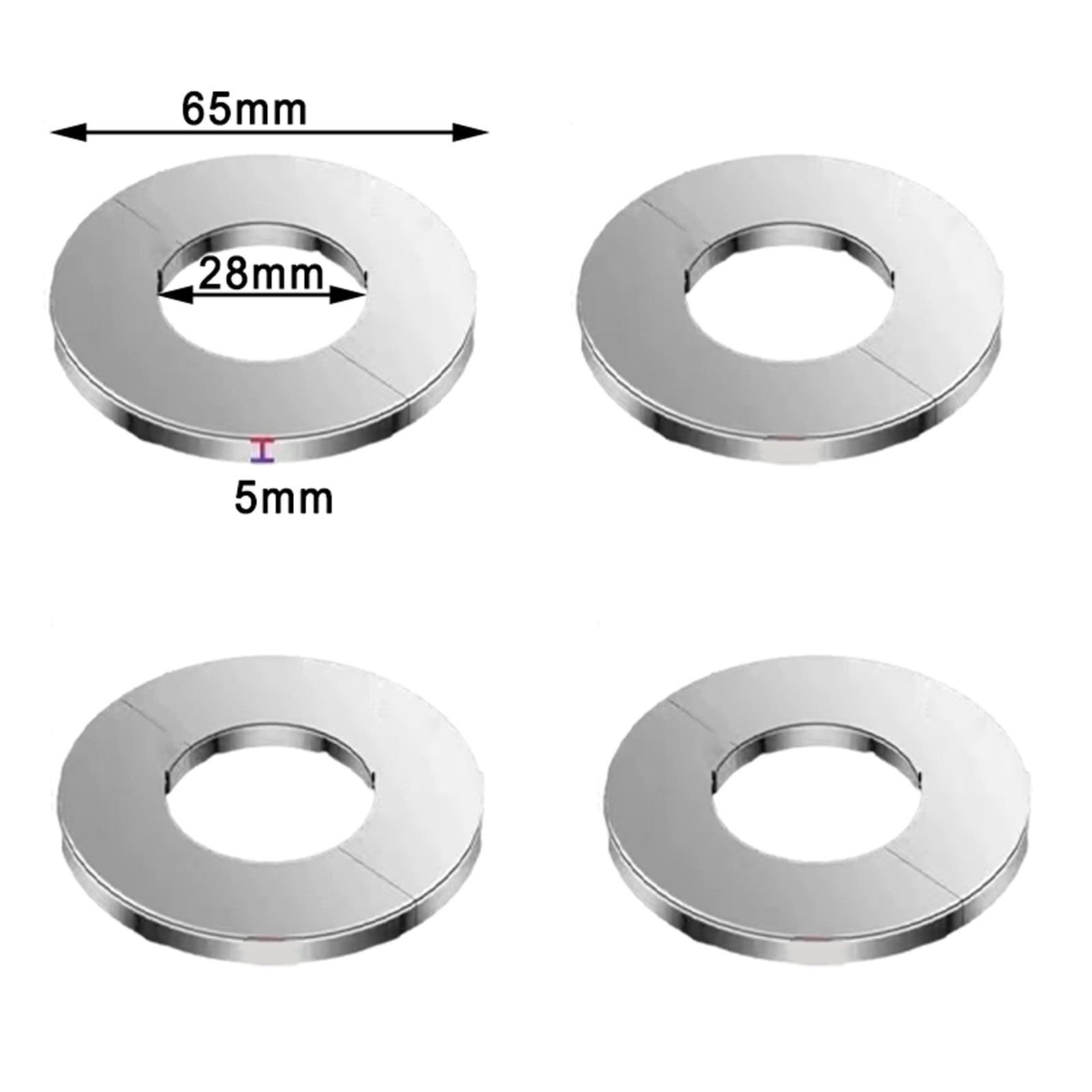 4* decorative stainless steel covers for pipes - Walmart.com