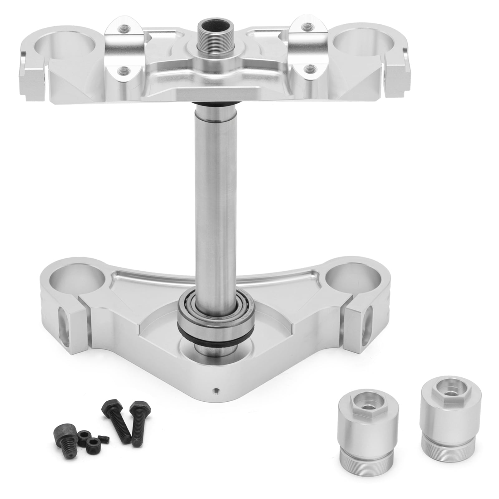 TARAZON 4 Degree Raked Triple Tree Kit, CNC Aluminum, Honda Gold Wing ...