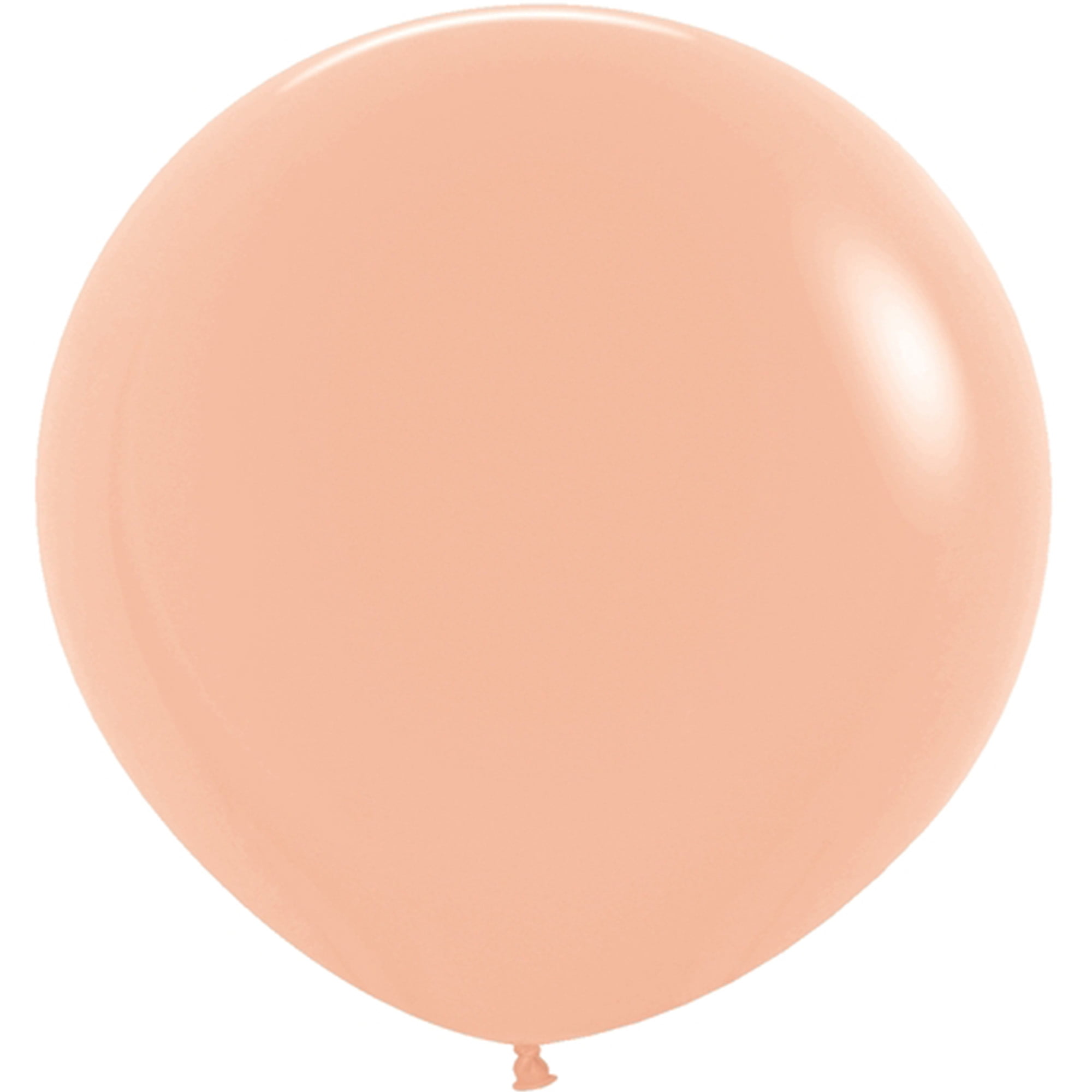 4 Deluxe Peach Blush Balloons 24" - Walmart.com