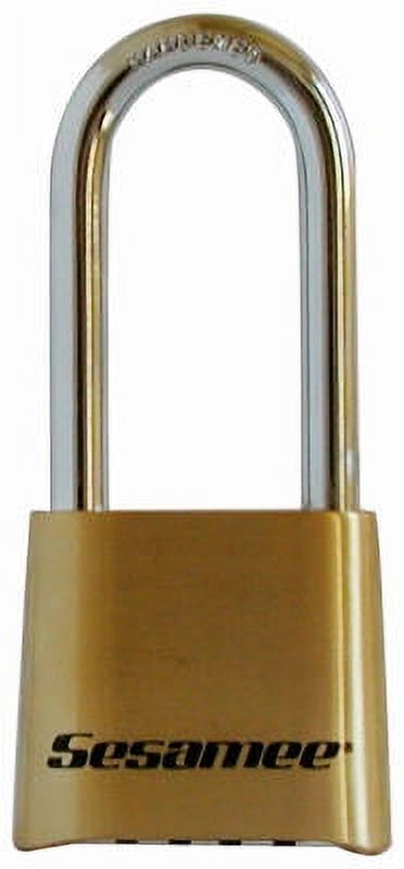4 Dial Combination Lock With A Brass Body 2-7/8" Wide Brass Inner Mech ...