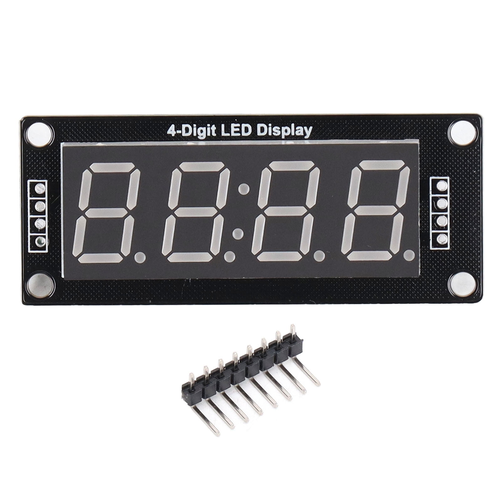 4-Digit 7-Segment LED Display Module, Digital Tube Clock Module With ...