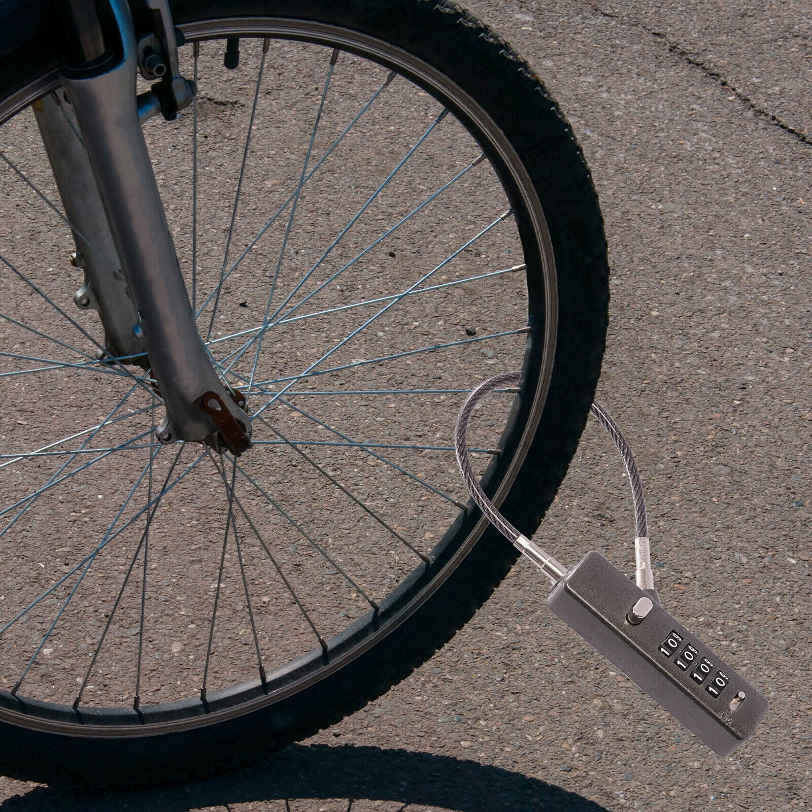 4 Digit Cable Combination Lock, Cable Lock Modern Leaden Cable Lock ...