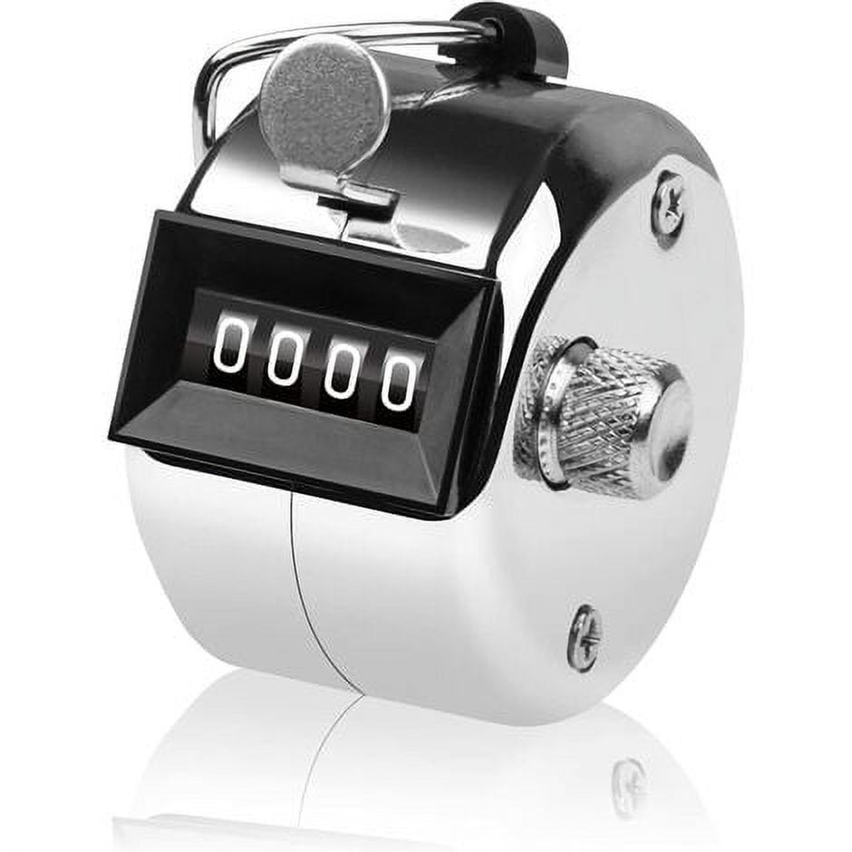 4 Digit Click Counter - Manual Metal Counter - Clicker for Counting ...