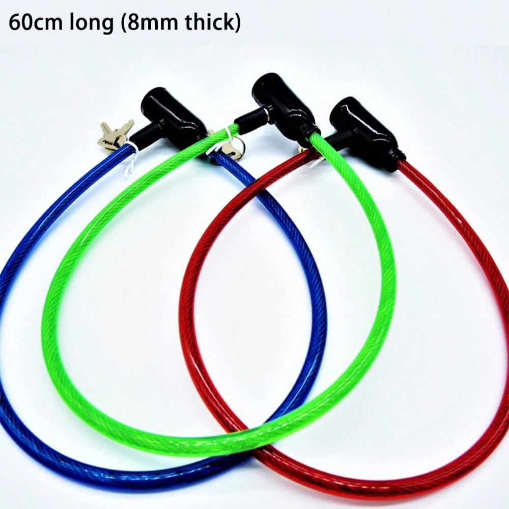 4-Digit Combination Cable Bike Lock, Resettable Code & No Key Needed ...