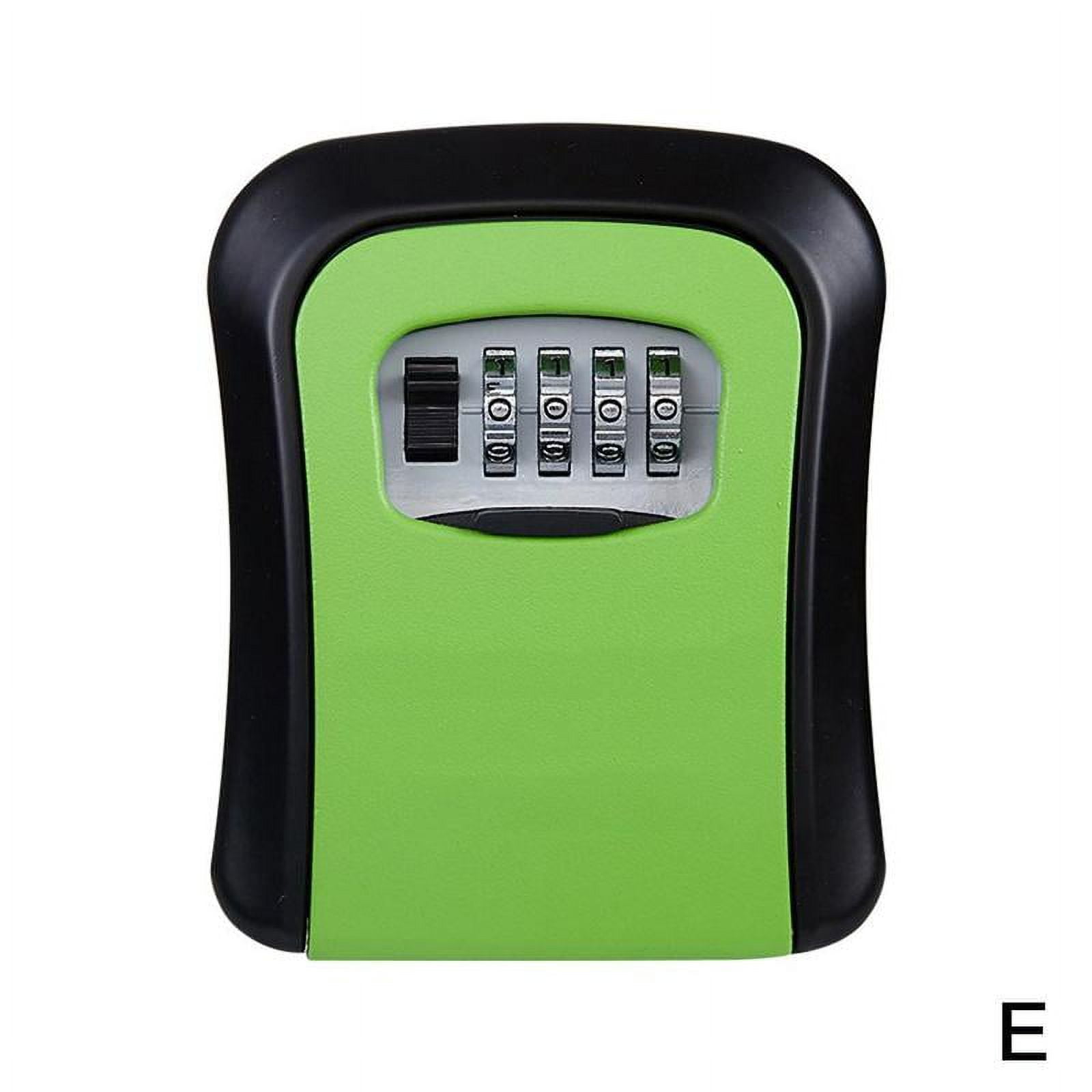 4 Digit Combination Key Lock Box Wall Mount Safe Security Case Storage ...