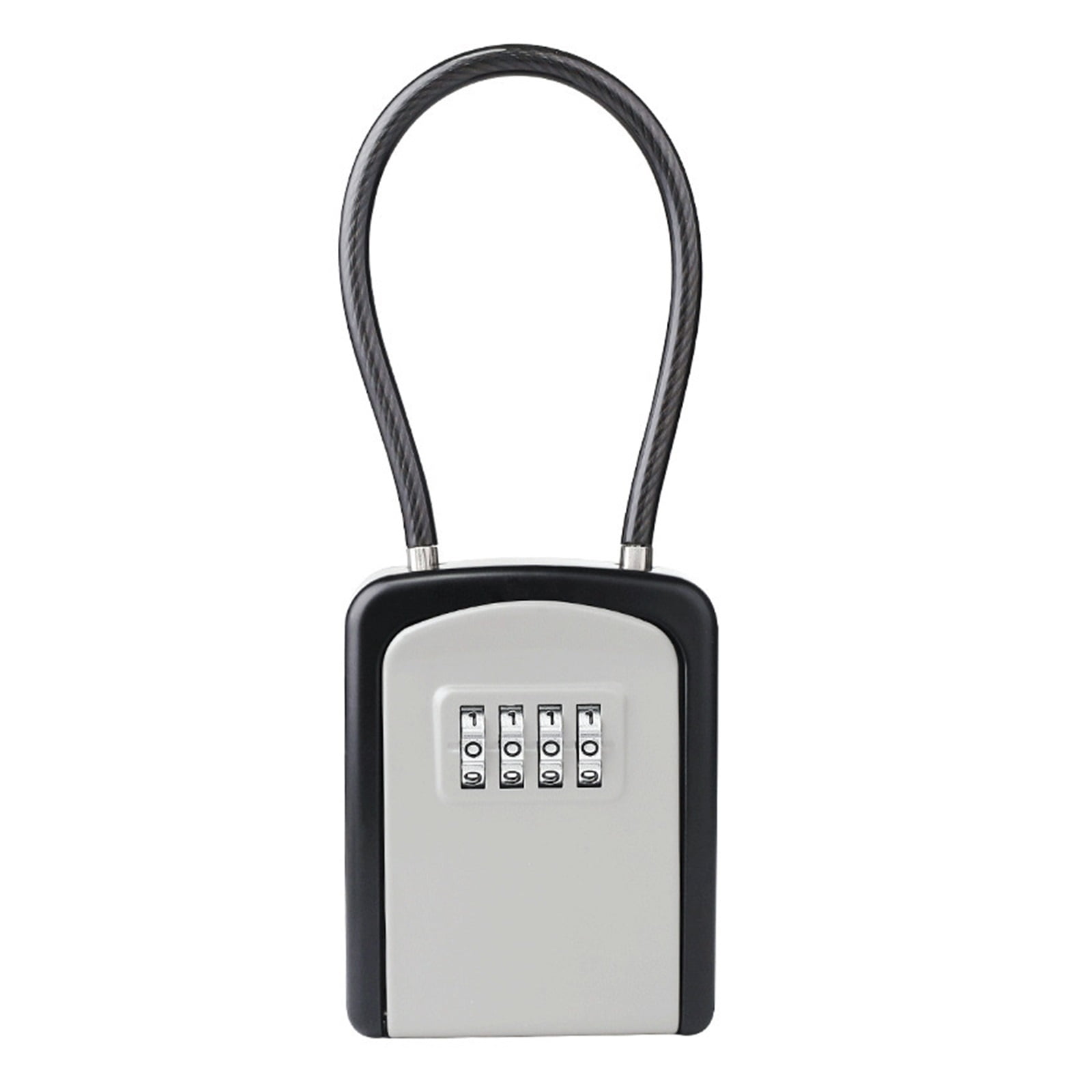 4 Digit Combination Key Safe Box Waterproof Key Storage Lock Box with ...