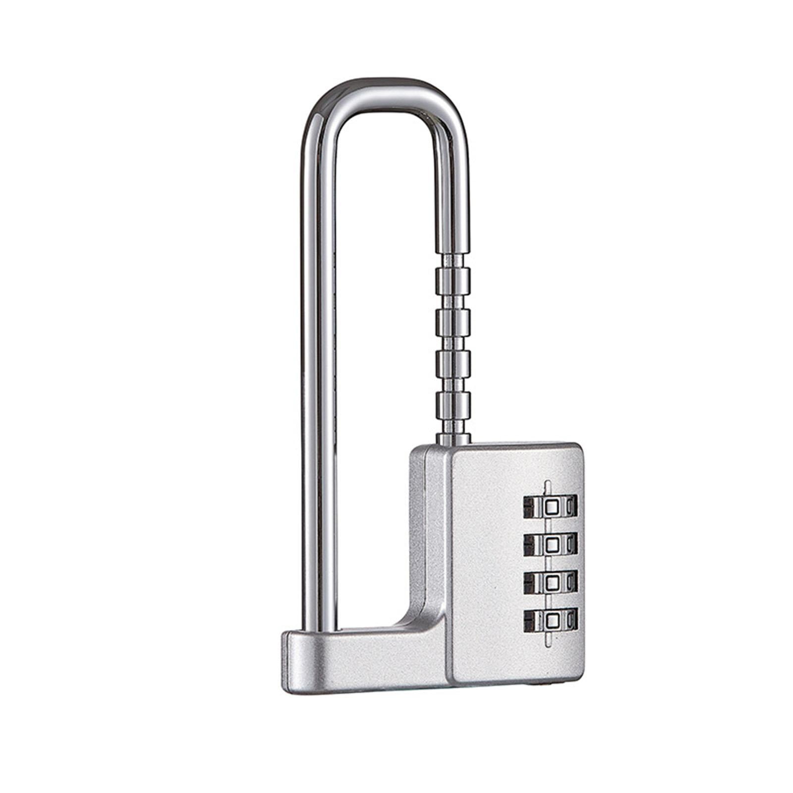 4 Digit Combination Lock Gym Locker Lock Adjustable Shackle Lock ...