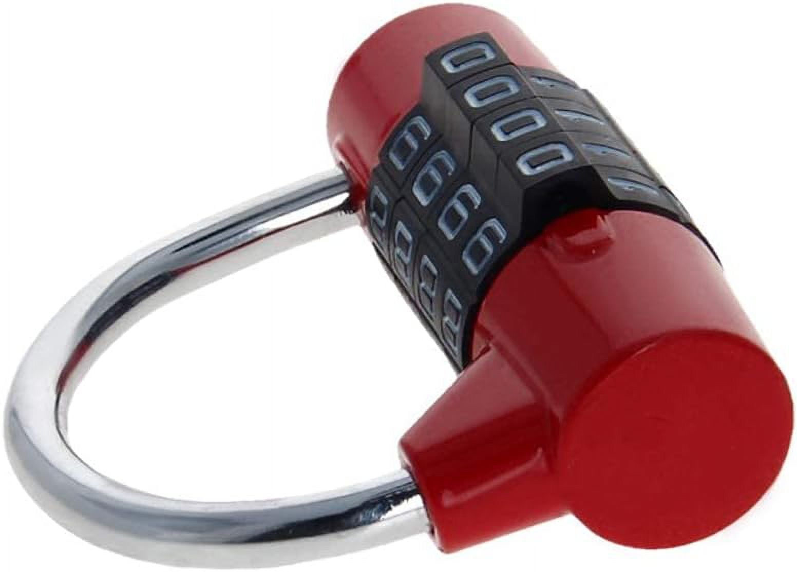 4 Digit Combination Lock,Resettable Combination Padlock, Waterproof ...