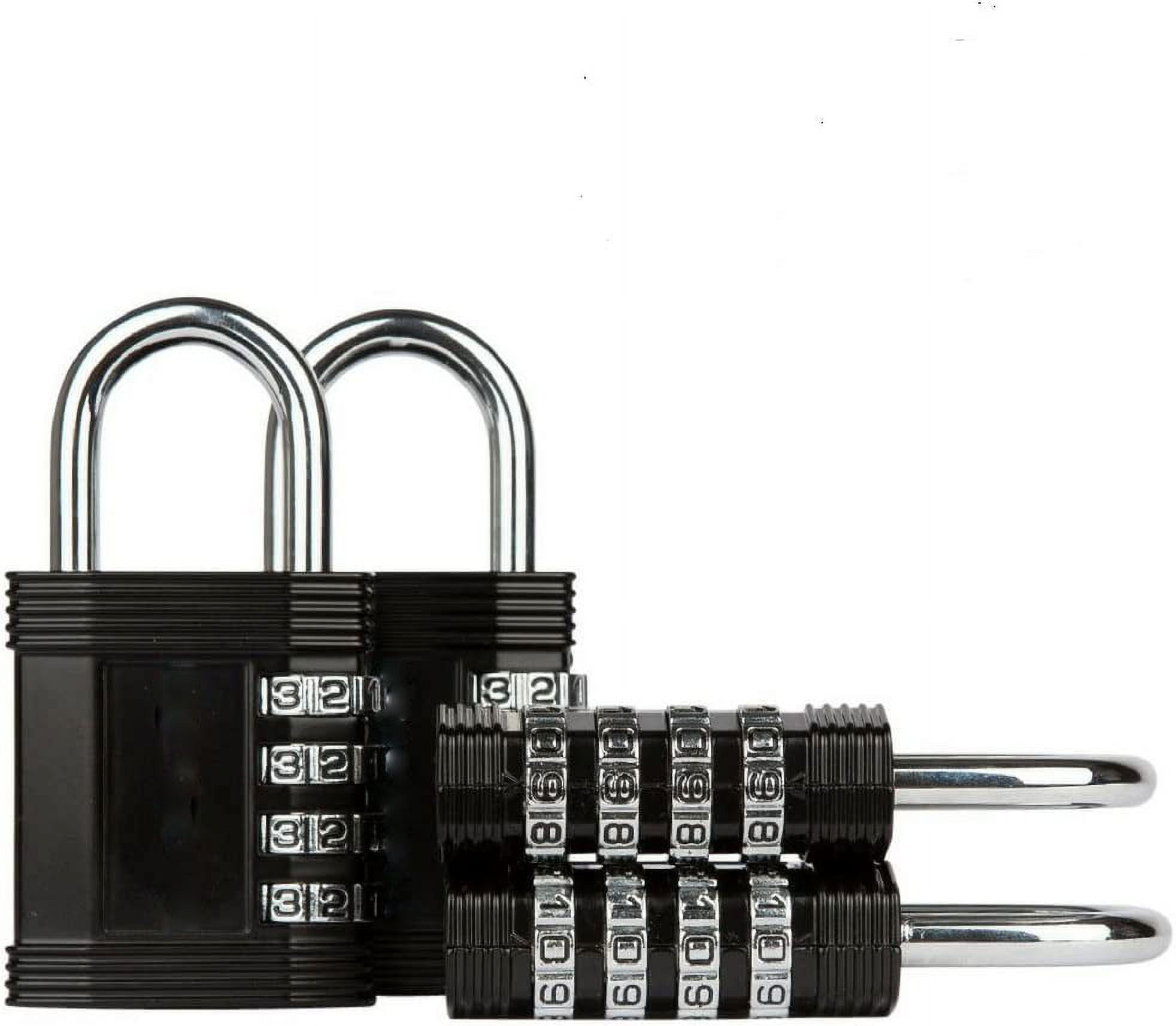 4 Digit Combination Lock for Gym Outdoor & School Locker, Fence, Case ...