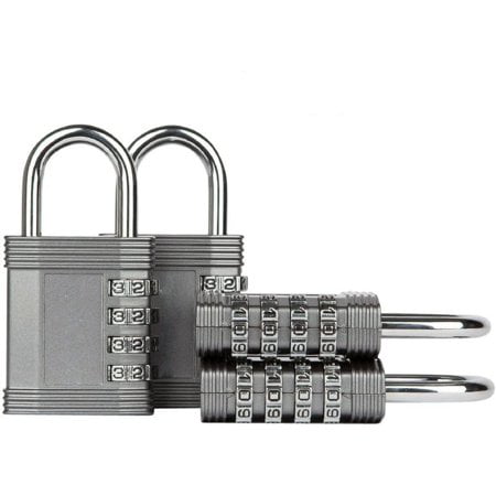 4 Digit Combination Lock for Gym Outdoor & School Locker, Fence, Case ...