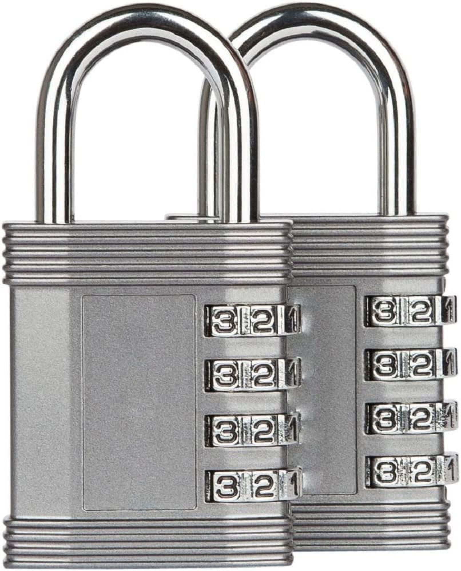 4 Digit Combination Lock for Gym Outdoor & School Locker, Fence, Case ...