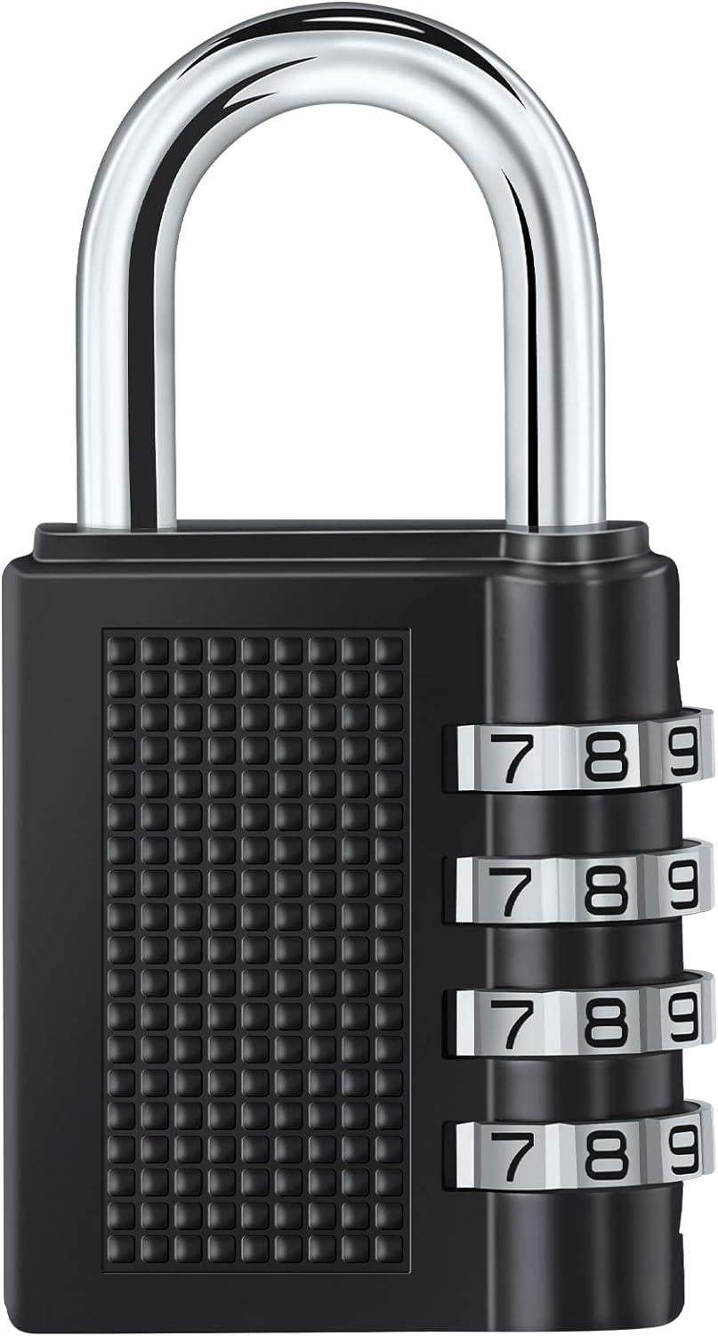 4 Digit Combination Padlock, Combination Lock, Number Code Padlock ...