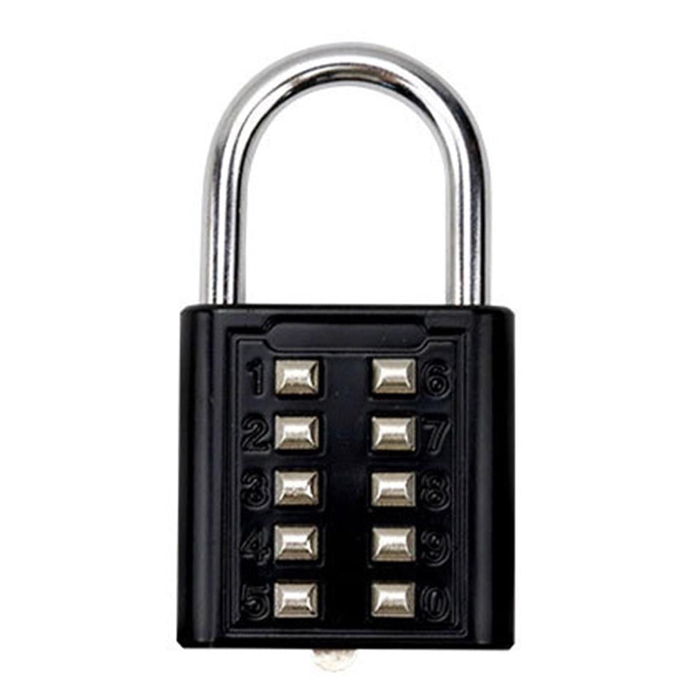 4 Digit Combination with Keys Travel Suitcase Luggage Lock Bag Padlock ...