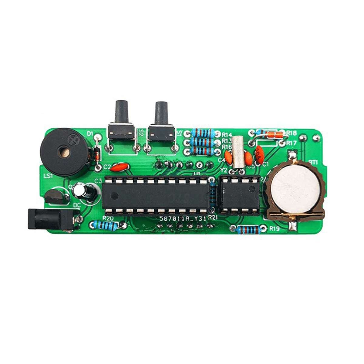 4 Digit Digital Diy Clock Kits With Acrylic Shell Diy Alarm Clock Soldering Practice Kit For