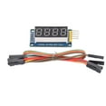4 Digit Digital Tube Module 74HC595 Driver Adjustable LED Display ... 4 Digit Digital Tube Module 74HC595 Driver Adjustable LED Display ...