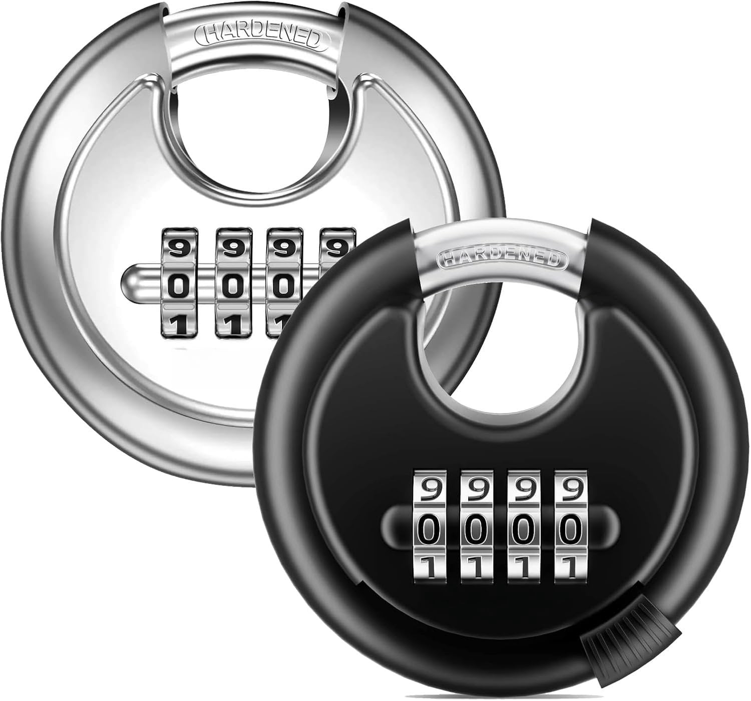 4-Digit Disc Combination Lock Outdoor - Combination Padlocks with ...