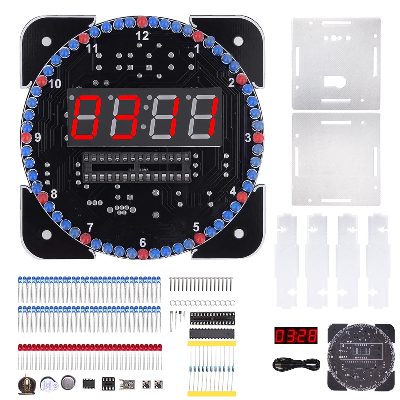 4-Digit Electronic Timer Set - Light Control & Memory Function for ...