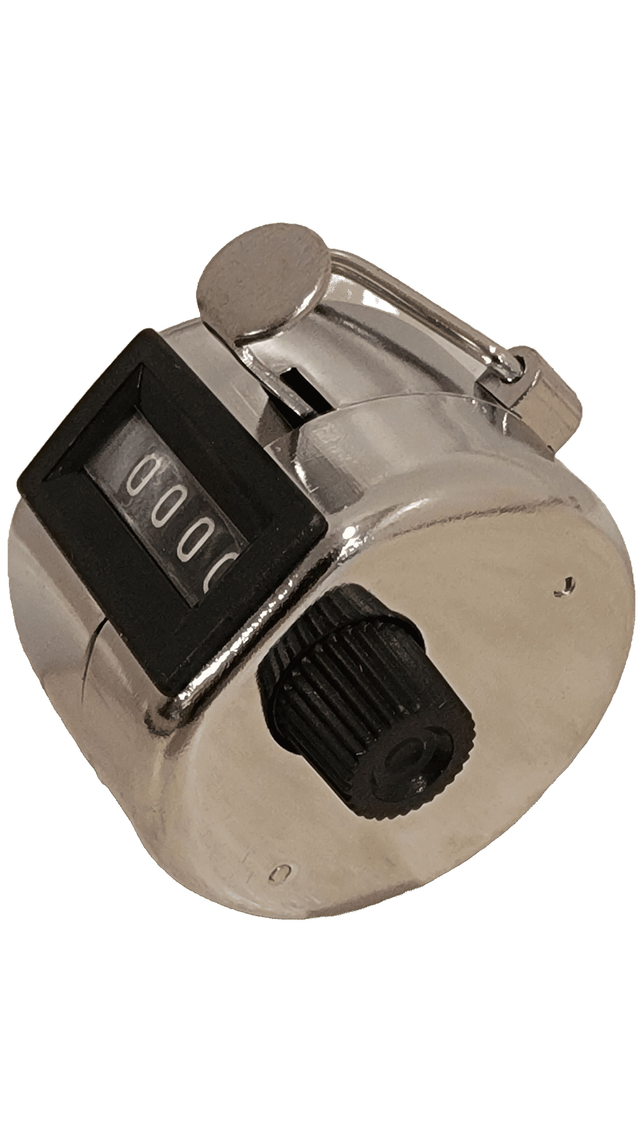 4 Digit Hand Counter Chrome Number Talley Clicker Golf Pitching ...