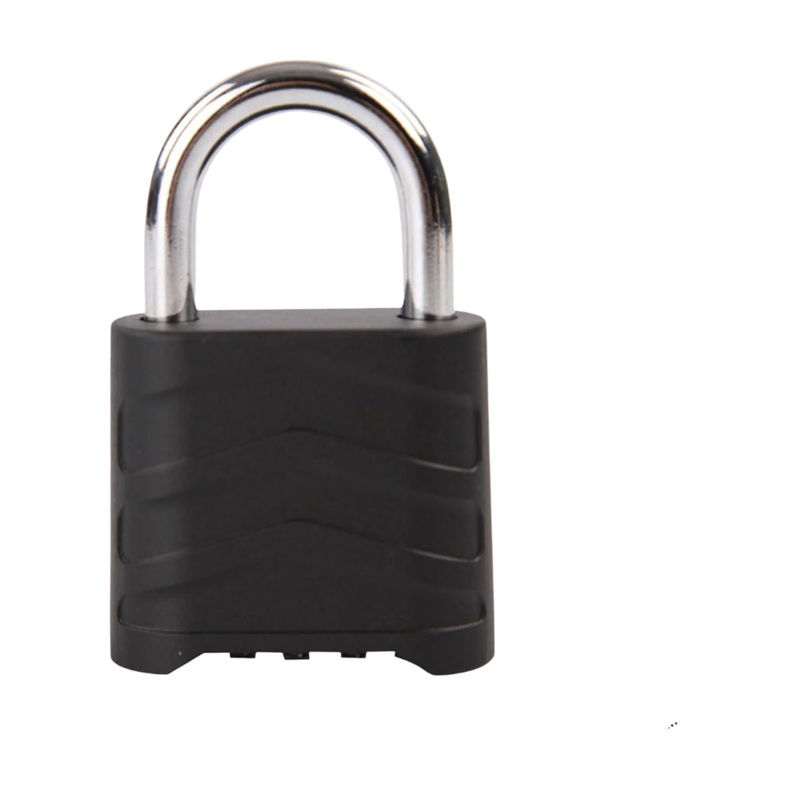4-Digit Heavy Duty Password Padlock Anti-Cut Metal Digital Lock ...