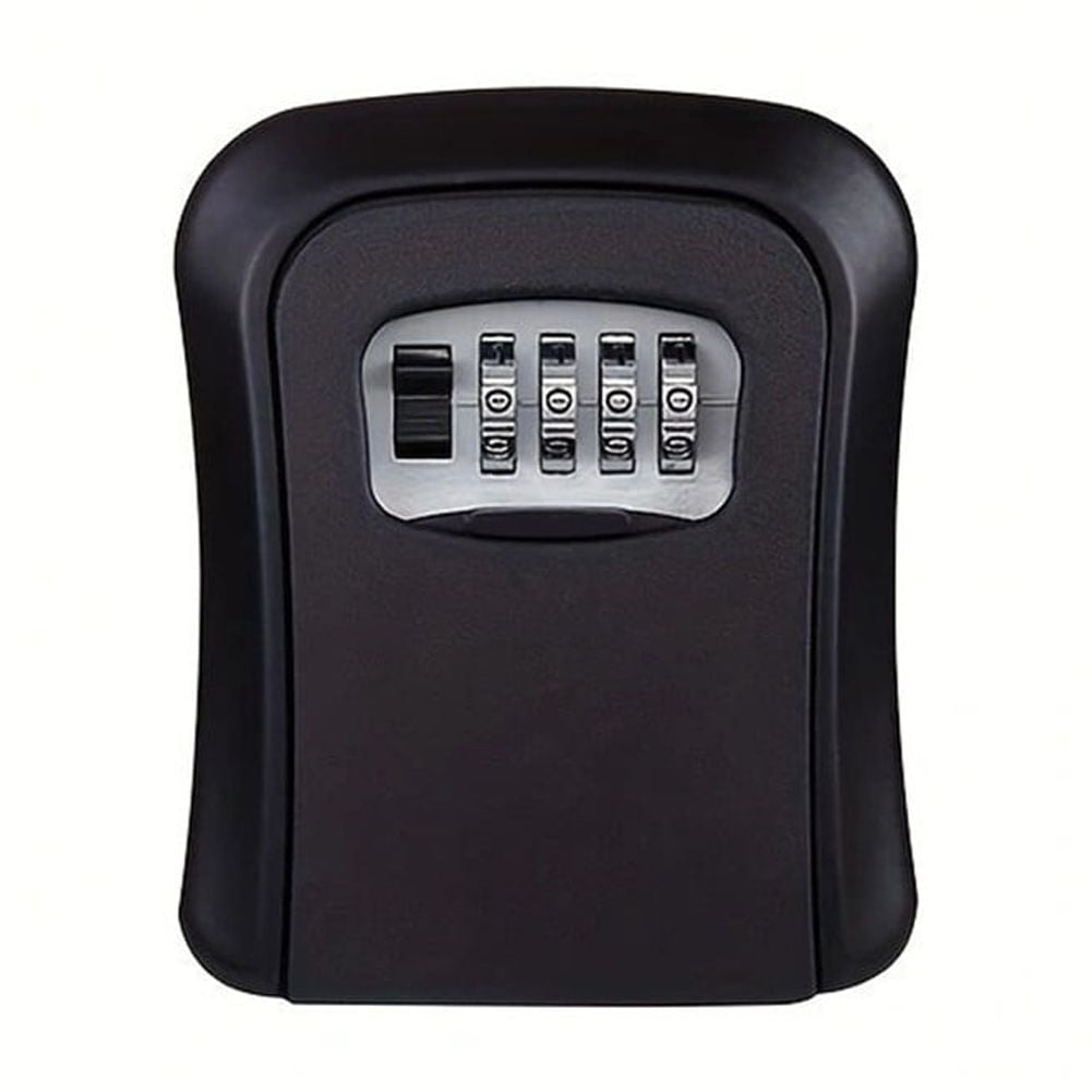 4 Digit Key Safe Lock Box Combination Wall Mount Security Storage Case ...