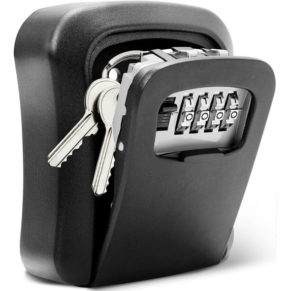 4 Digit Key Safe Lock Box, Combination Wall Mount ,Security Storage ...