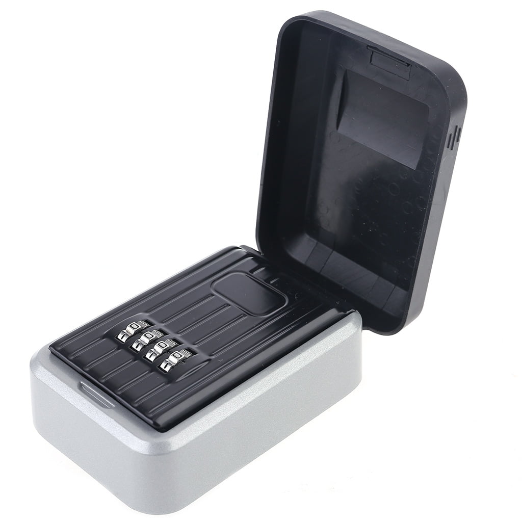 4 Digit Key Safe Storage Box for Home Family Realtor Waterproof Push ...
