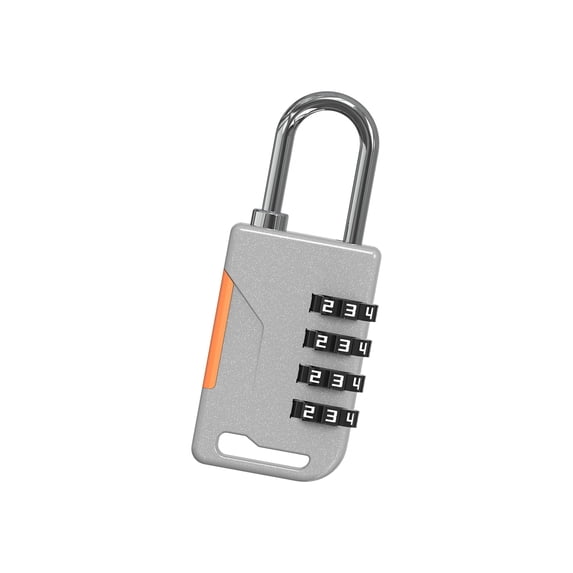 4 Digit Luggage Code Padlock Keyless Unlocks AntiTheft Padlock Portable ...