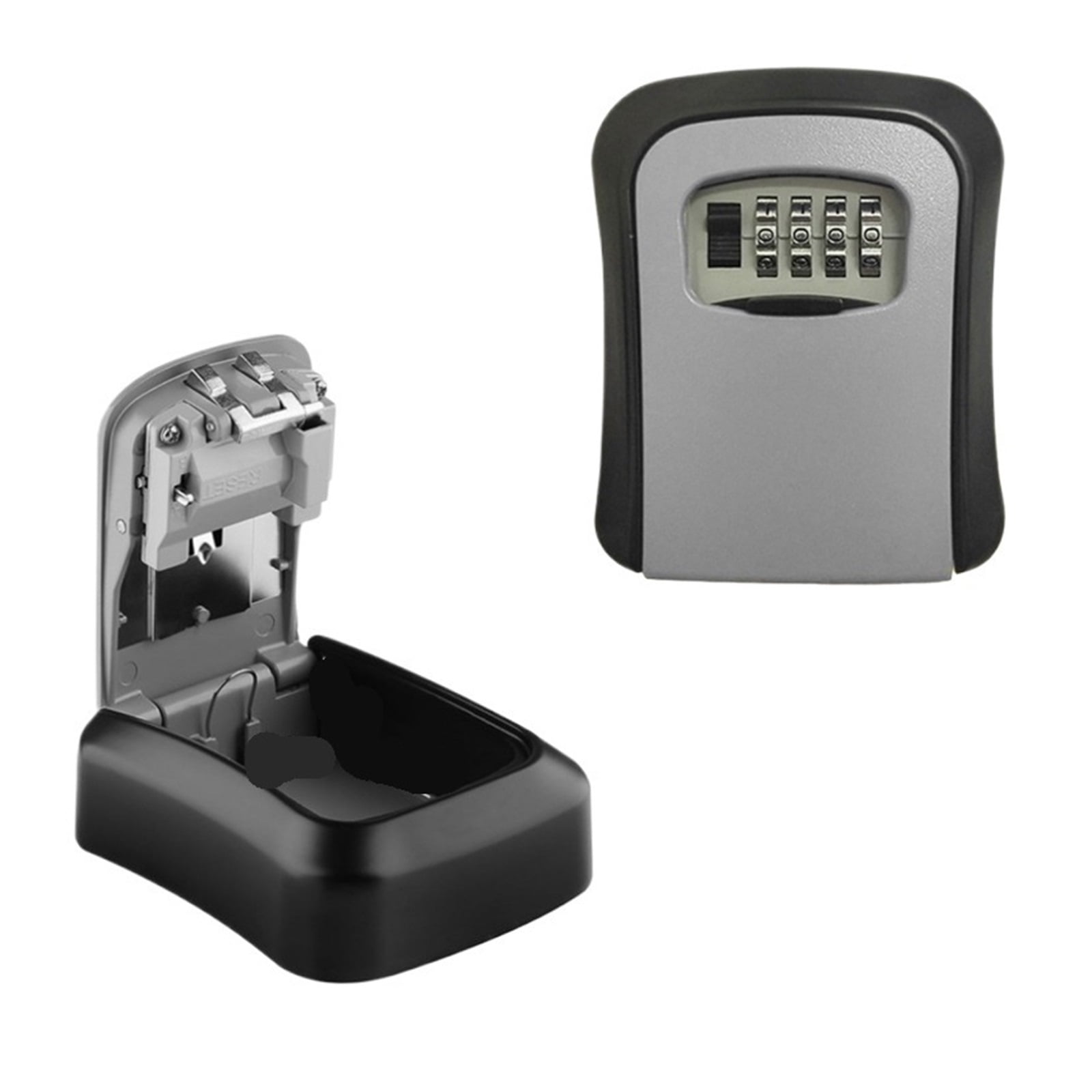 4 Digit Password Code Lock Secret Key Safe Box Wall Mounted Anti Theft ...