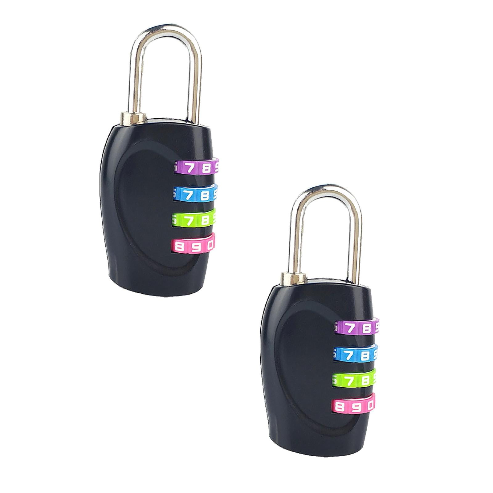 4 Digit Password Combination Padlock Lock For Lockers Luggage Toolboxes ...