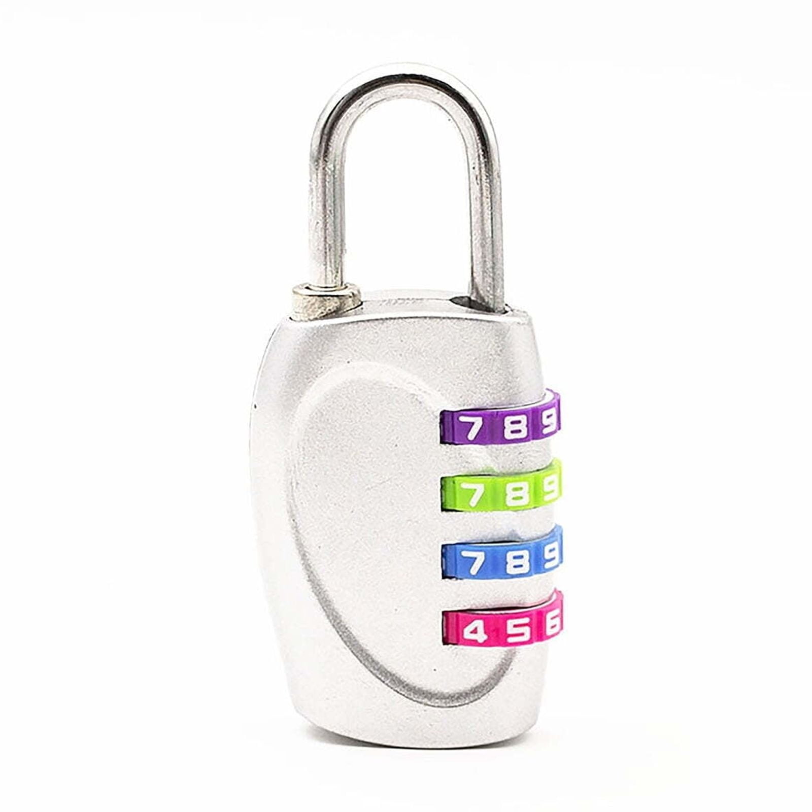 4 Digit Password Combination Padlock Lock for Lockers Luggage Toolboxes ...