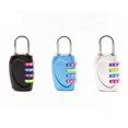 4 Digit Password Combination Padlock Lock for Lockers Luggage Toolboxes ...