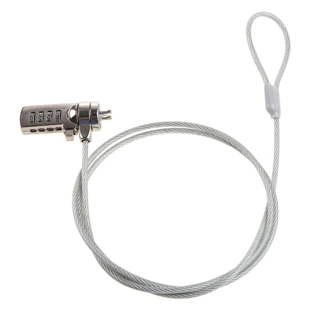 4 Digit Password Lock Combination Security Lock Cable Chain Laptop Anti ...