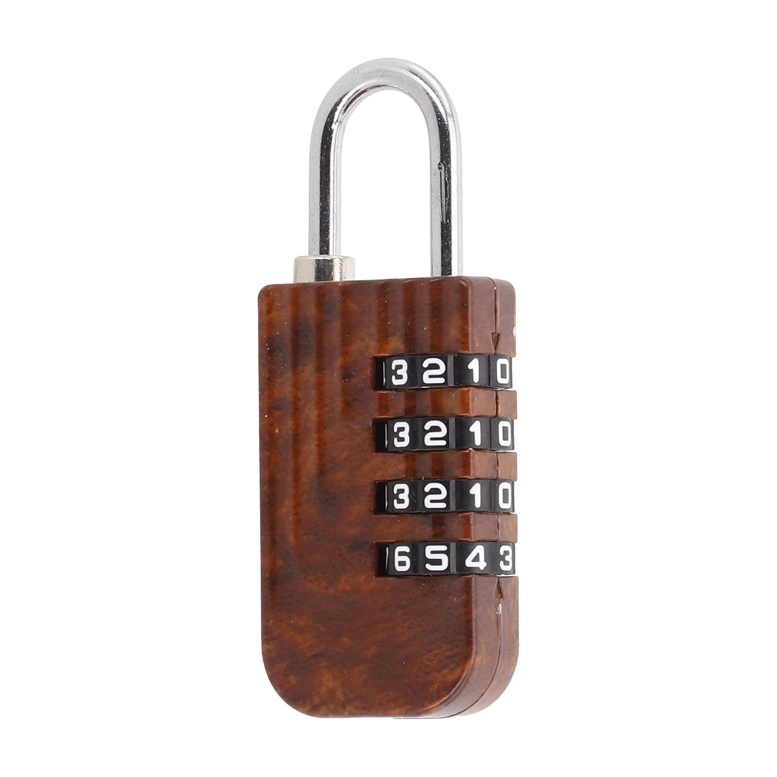 4 Digit Resettable Combination Locker Lock, Gym Padlock, Mini Padlock ...
