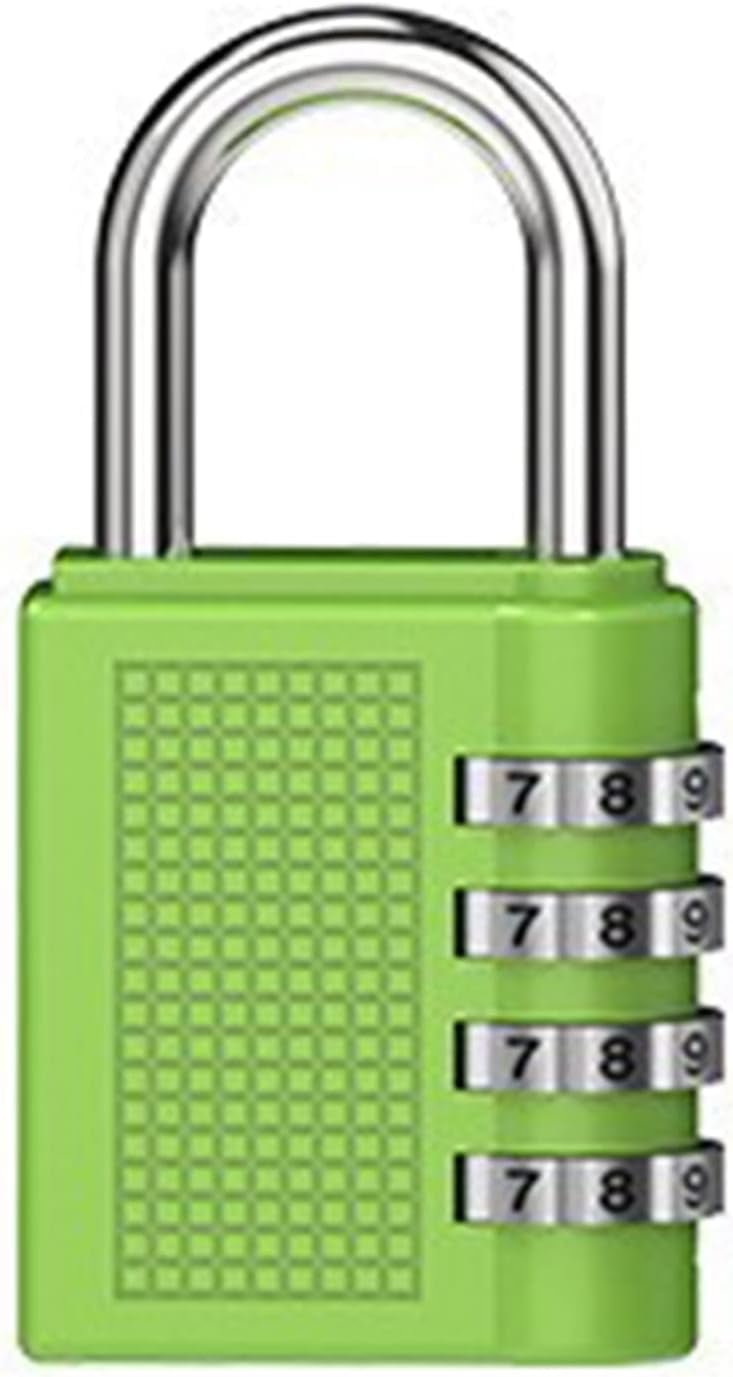 4 Digit Zinc Alloy Combination Padlock, Multipurpose Number Code Lock ...