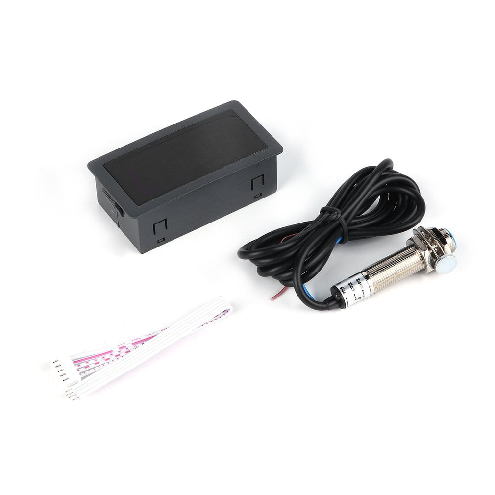 4 Digital LED Display Tachometer RPM Speed Meter High Precision ...
