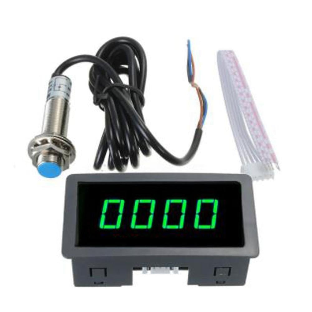 4 Digital LED Display Tachometer RPM Speed Meter High Precision ...