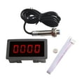 4 Digital LED Tachometer RPM Speed Meter with Hall Proximity Switch ...
