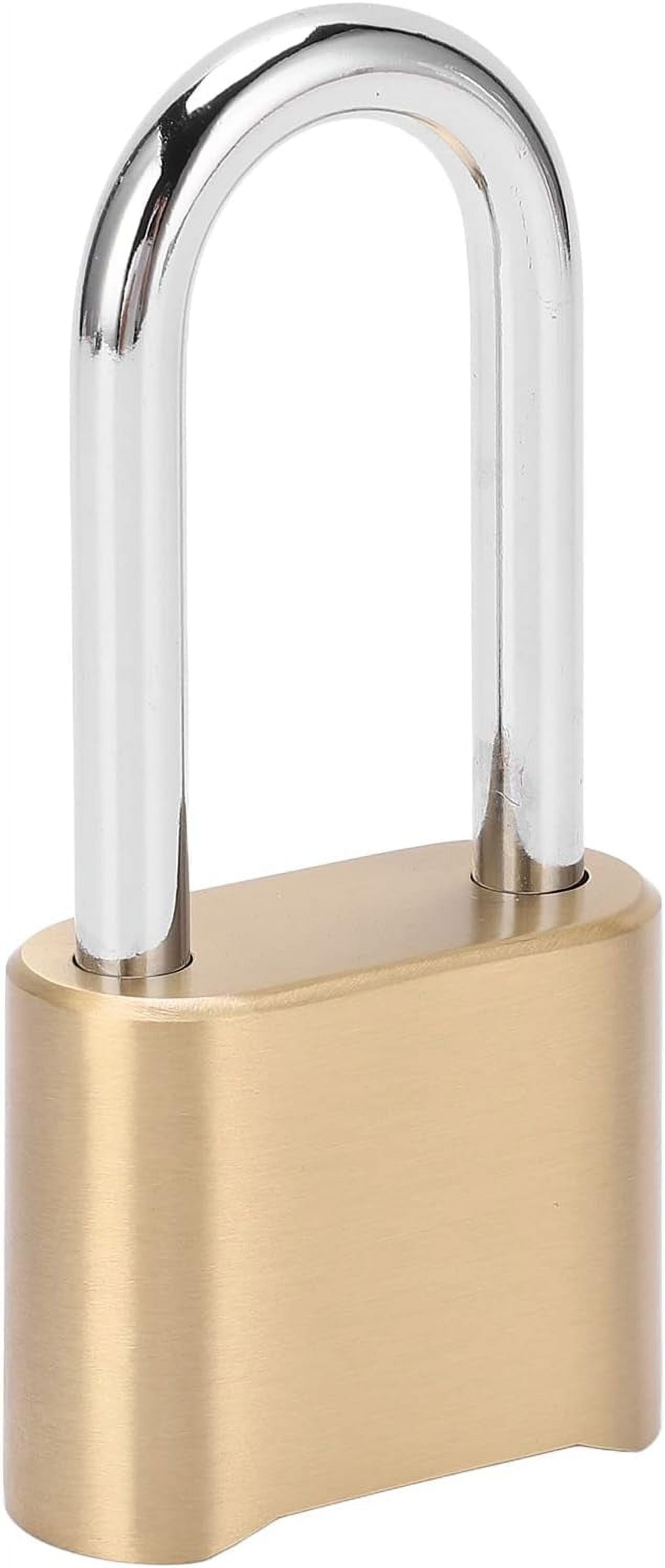 4 Digits Combination Lock, Combination Padlock, Long Beam Keyless High ...