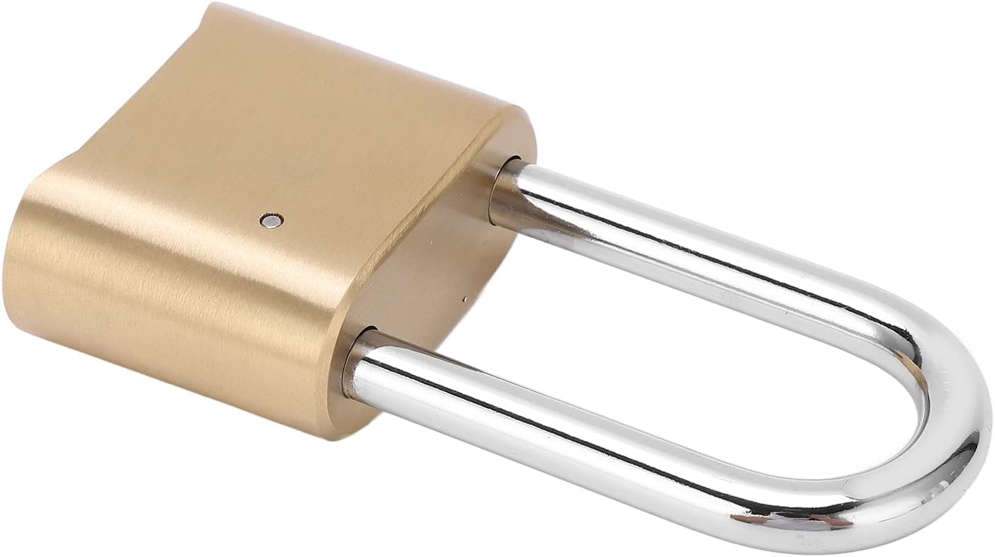 4 Digits Combination Lock, Resettable Long Beam Warehouse Padlock for ...