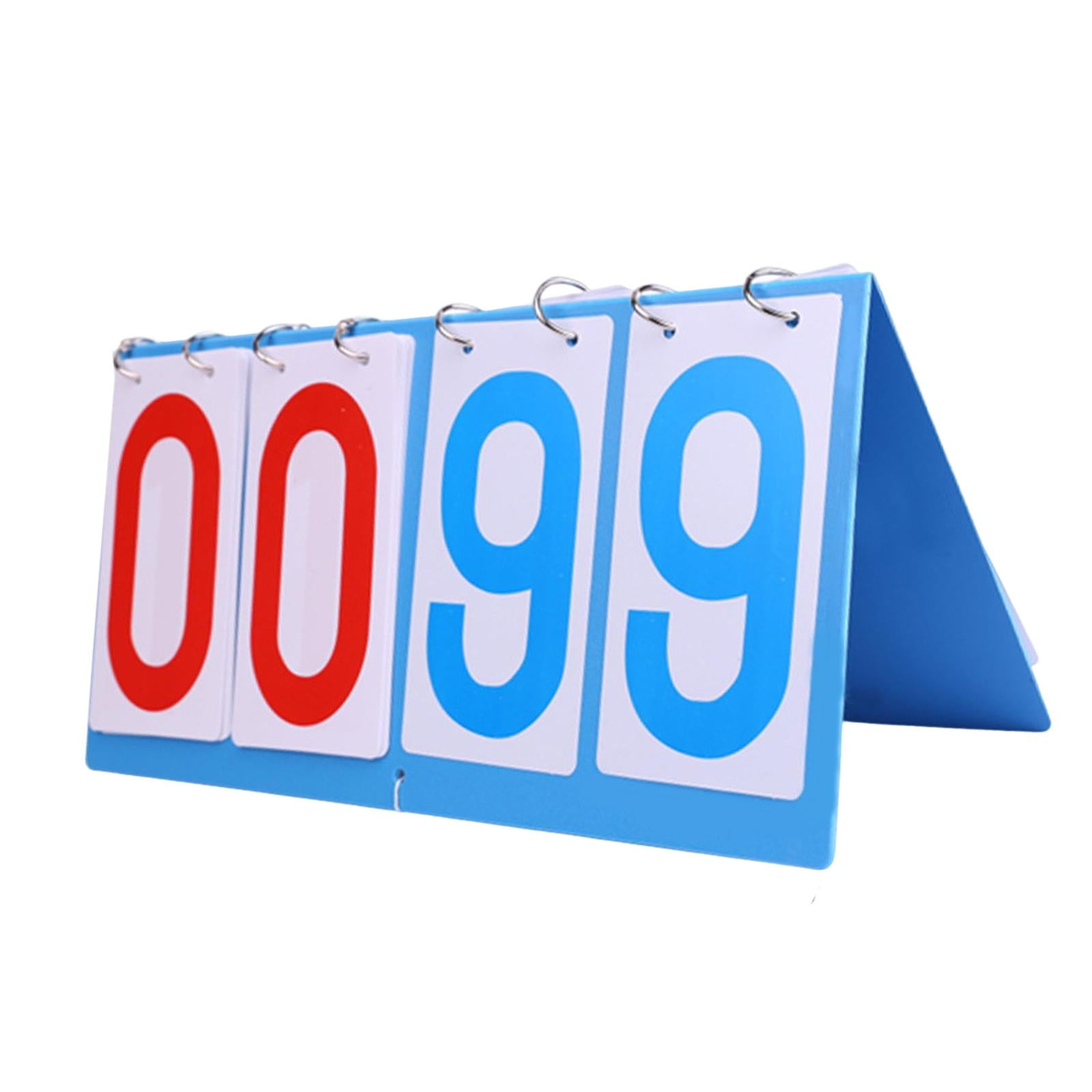 4 Digits Table Top Scoreboard Premium Foldable Easily Turn Score Turn ...