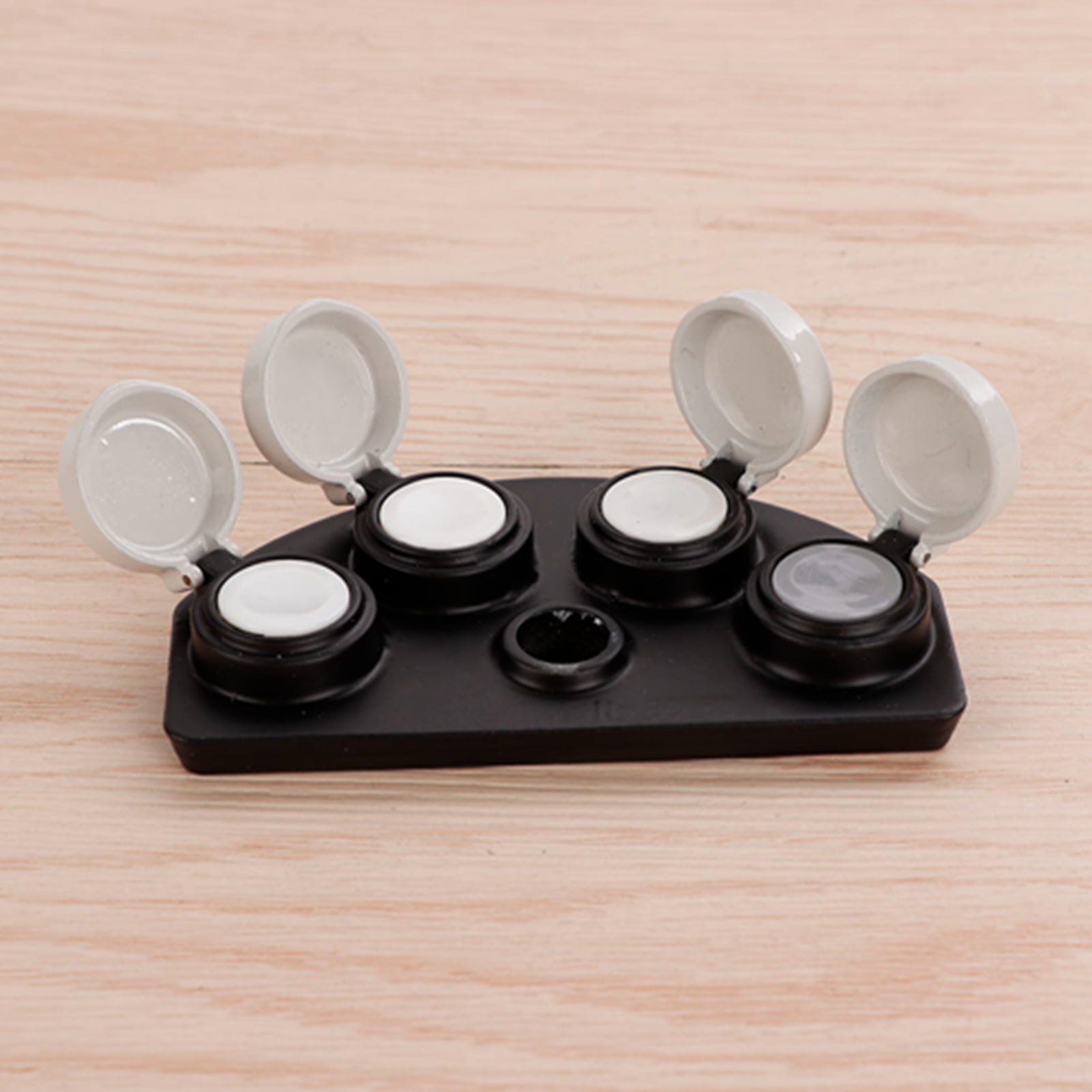 4,Dish Watch Oiler Stand W/ Lids, Metal Oil Grease Storage For Watch ...