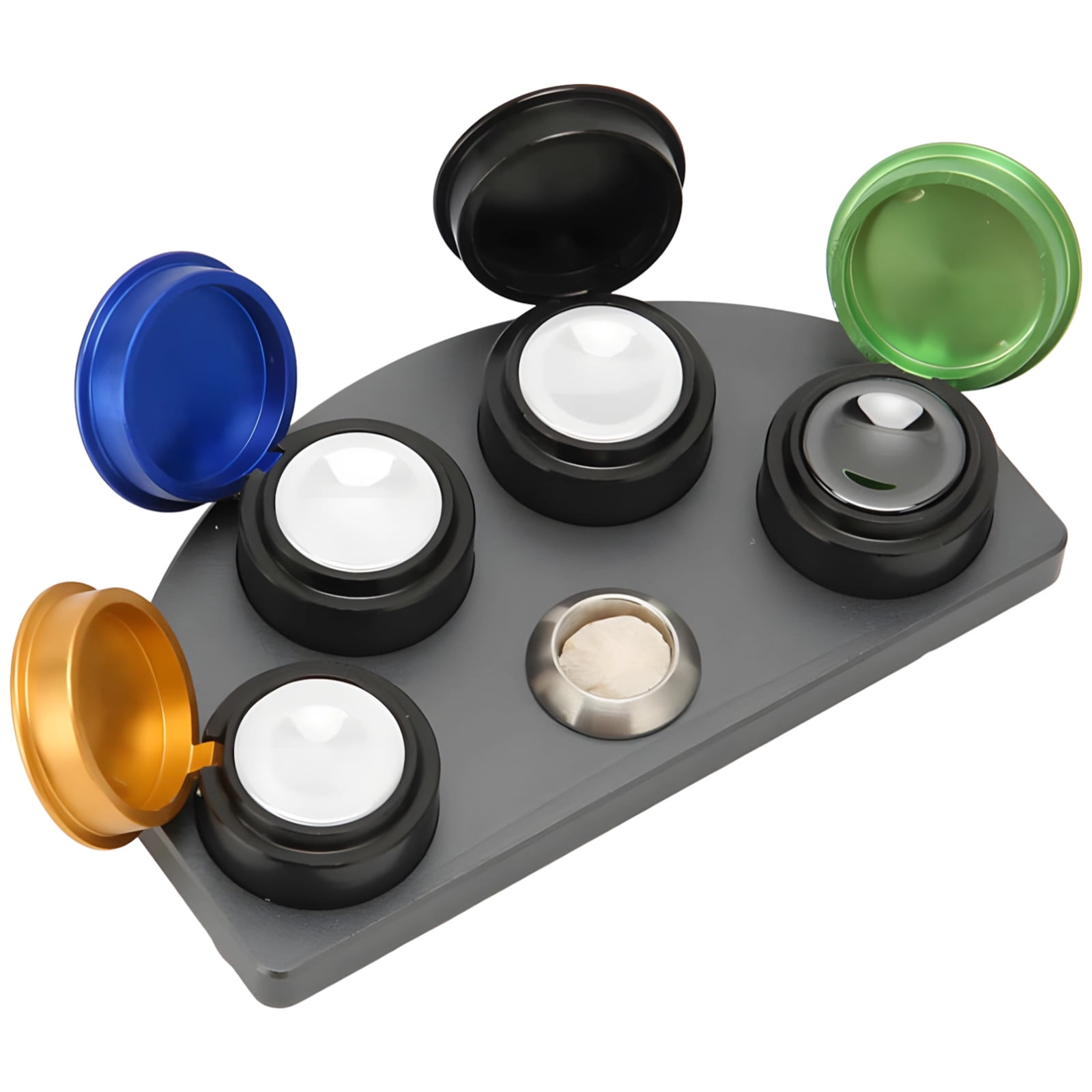 4 Dishes Watch Oil Cup, Watch Repair Tool Ceramic Oil Dish, Watch Oiler ...